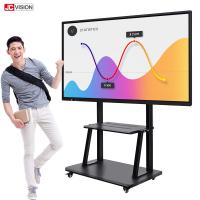 China IFPD 65 Inch IR Interactive LCD Whiteboard 4K with 10-Point Touch and 50,000 Hour Lifespan for sale