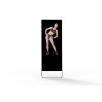 China 32-75 Inch JCVISION Interactive Smart Fitness Mirror with 1080p HD Display and 700 Nits Brightness for sale