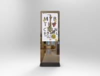 China 49 55 65 Inch DIY Smart Mirror 3D Camera Outdoor LCD Wall Mount Gym Display 1920x1080 for sale