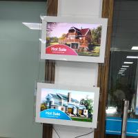 China A3 Single Side LCD Screen Jcvision Light Box 7in Acrylic Aluminum Frame 12V 60,000 Hours LED Display for sale