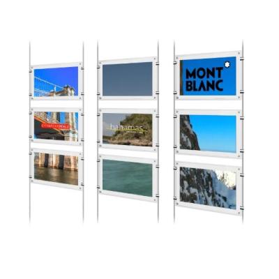 China Jcvision A4 Acrylic LCD Poster Display 21.5-inch with 8mm Thickness and 60,000 Hour Lifespan for sale