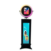 China Electronic iPad Selfie Photo Booth Detachable Top Handle 80W Built-in Light Strips 12.9 Inch for sale