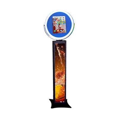 China FTV Adjustable Portable iPad Photo Booth Kiosk 12.9 Inch with 91 RGB Lights and 80W Power for sale