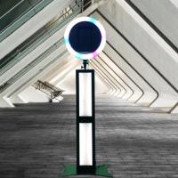 China FTV 12.9 Inch iPad Photo Booth 360 Degree Rotating Stand 80W LED Light for Wedding Party for sale