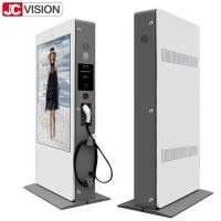 China EV Charging Station Digital Signage LCD Display with G61 Main Board, 32-120 Inch Screens, IP65 Outdoor Rating for sale