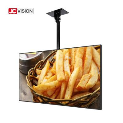 China JCVISION Ultra Thin Wall Mount Digital Signage Smart Touch Screen LCD Advertising Display for sale
