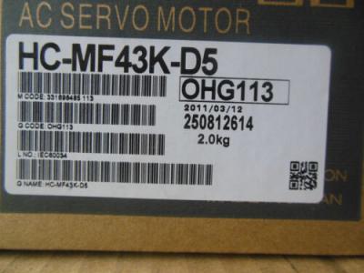 China HC-MF43K-D5 Mitsubishi 3AC 2.8A Current input brushless servo motor for sale