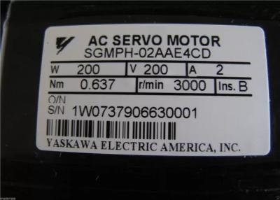 China SGMPH-02AAE4CD Yaskawa Electric 200w Power AC Servo Motor Controller for sale