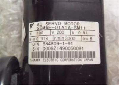 China SGMAH-01A1A-SM11 Yaskawa 100 Power AC High Torque Servo Motor for sale