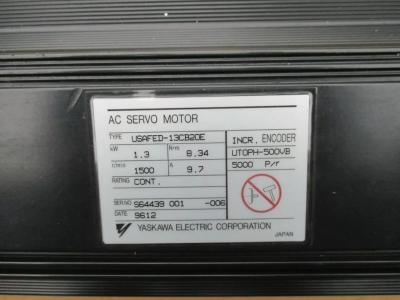 China USAFED-13CB20E Yaskawa Motor With Incr Encoder CNC Machine Control for sale