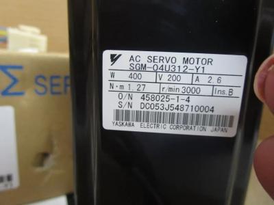China SGM-04U312-Y1 Yaskawa Servo Electric 400W Synchronous Motor Module for sale