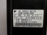 China SGM-04AW14BM Yaskawa SGM Series Module Two Phase AC Servo Motor for sale