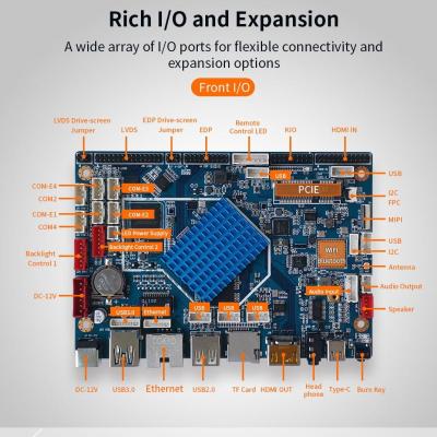 China Android 7.1 K4 Smart Vending Machine Board LVDS and EDP for 1080p FHD decoding support for sale