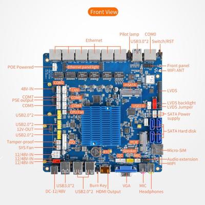 China VNS-3568 Smart Multi-network Ports Mainboard RJ116 cash drawer interface 1Tops Computing power for sale