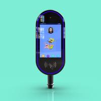 China JP182 8-Inch Pedestrian Turnstile Linux System Facial Recognition and Card Access Control Device for sale