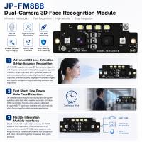 China JP-FM888 Access Control Camera with Facial Recognition Algorithm for sale
