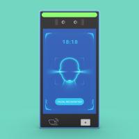 China 8 Inch Facial Recognition Access Control with QR Scanner & Card Reader for sale