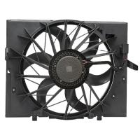 China 530 I Engine Radiator Cooling Fan Assembly For BMW E60 400W Electric OEM 17427526824 for sale