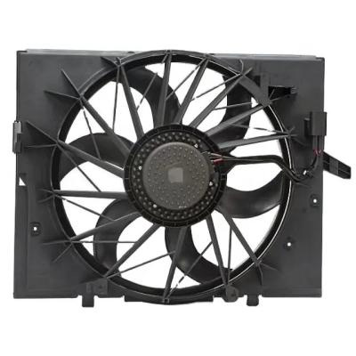 China 530 I Engine Radiator Cooling Fan Assembly For BMW E60 400W Electric OEM 17427526824 for sale