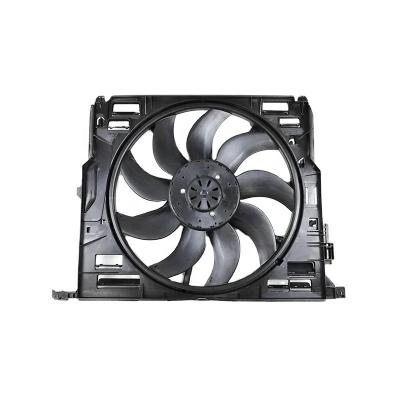 China BMW 5 Series F18 2011-2019 600W Black Radiator Cooling Fan OE 17418642162 17418642161 for sale