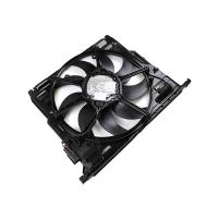 China BMW 5 Series F18 2011-2019 600W Black Radiator Cooling Fan OE 17418642162 17418642161 for sale