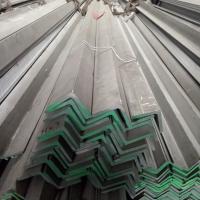 China ASTM A276 Stainless Steel Angle Bar 30x30mm to 200x200mm Hot Rolled Structural Steel 6m Length for sale