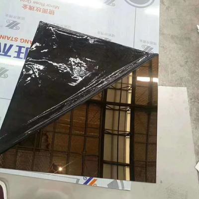 China 304 Mirror Hairline Finish Stainless Steel Sheet Rose Gold 0.3-2.0mm for sale