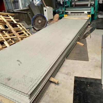 China Cold Rolled 304 Stainless Steel Plate Checkered Anti Slip for sale