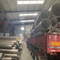 China Welded Stainless Steel Pipe Grade 304 316L 310S 321 347 in 6m Length DN10 - DN600 for sale
