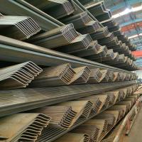 China Steel Plate Pile 4.0-12.0mm Thickness 6m Length Grade S355GP Q355B ST37-2 for Construction for sale