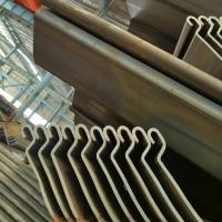 China Steel Plate Pile Z-Type  U-Type Hot Rolled Plate Pile Length 6m S355J2 S355JR for sale