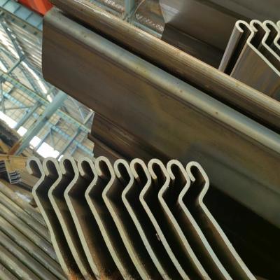 China Steel Plate Pile Z-Type  U-Type Hot Rolled Plate Pile Length 6m S355J2 S355JR for sale