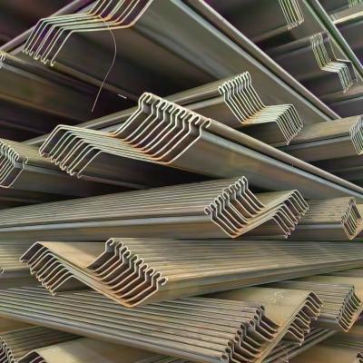 China S355J2 Steel Sheet Piling Hot Rolled 6m 9m 12m Length with 80m Custom Options for sale