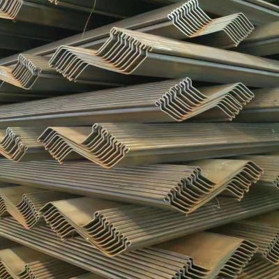 China Hot Rolled SY295 Carbon Steel Sheet Pile 400x100mm Z Type U Type for Building Structures Water-Resisting Applications for sale