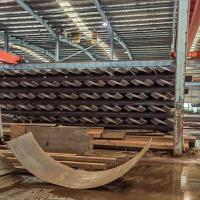 China Z Type Hot Rolled Steel Sheet Pile Type 3 Type 4 with 8.5mm Thickness for Port Construction and Deep Foundations for sale