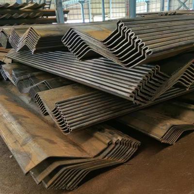 China Z Type Hot Rolled Steel Sheet Pile Type 3 Type 4 with 8.5mm Thickness for Port Construction and Deep Foundations for sale