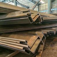 China Larssen Steel Sheet Pile Sy290 Sy390 Used Black Color Piling Hot Rolled U Shaped for sale