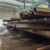 China Larssen Steel Sheet Pile Sy290 Sy390 Used Black Color Piling Hot Rolled U Shaped for sale