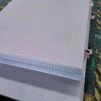 China TISCO BAOSTEEL 304 Stainless Steel Checkered Plate 2.0mm - 8.0mm Pattern Sheet for sale