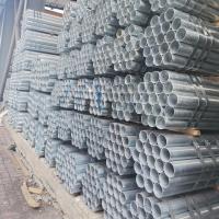 China ASTM EN DIN GB Standard Galvanized Steel ERW Welded Pipe 17-273mm OD 0.6-12mm Wall Thickness for sale