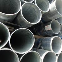 China Hot Dip Galvanized Round Steel Pipe / GI Pipe Pre Galvanized Steel Pipe Galvanized Tube For Construction for sale