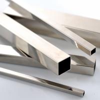 China Grade 304 Stainless Steel Square Pipe / Rectangle Pipe Tube Welded Stainless Steel Pipes for sale