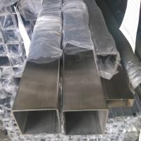China Grade 304 Stainless Steel Square Pipe / Rectangle Pipe Tube Welded Stainless Steel Pipes for sale