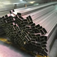 China Structure Application 201 304 Stainless Steel Square Tube / Stainless Steel Rectangle Pipe ASTM A312 for sale