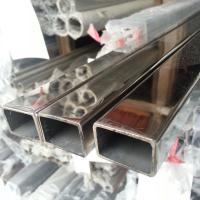 China Bright Polished 201 304 Stainless Steel Square Pipe Tube for Windows Diameter 10*10 - 50*50mm for sale
