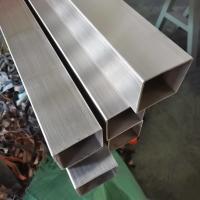 China 304 Stainless Steel Square Pipe Tube / 316L Stainless Steel Square Tubing 10*10 - 100*100mm for sale