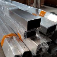 China 304 Stainless Steel Square Pipe Tube / 316L Stainless Steel Square Tubing 10*10 - 100*100mm for sale