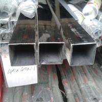 China 304 Stainless Steel Square Pipe Tube / 316L Stainless Steel Square Tubing 10*10 - 100*100mm for sale