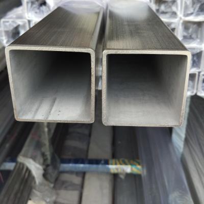 China 100*100mm  304 Stainless Steel Square Pipe Tube ERW Wleded in 6m Length Thickness 2mm 3mm 4mm for sale