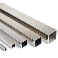 China ASTM A554 Hairline Finish Stainless Steel Square Pipe Tube for Handrail and Food Grade 304 316L 400# 600# 800# Polished for sale